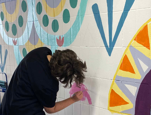 Students get creative on Kidderminster's underpass
