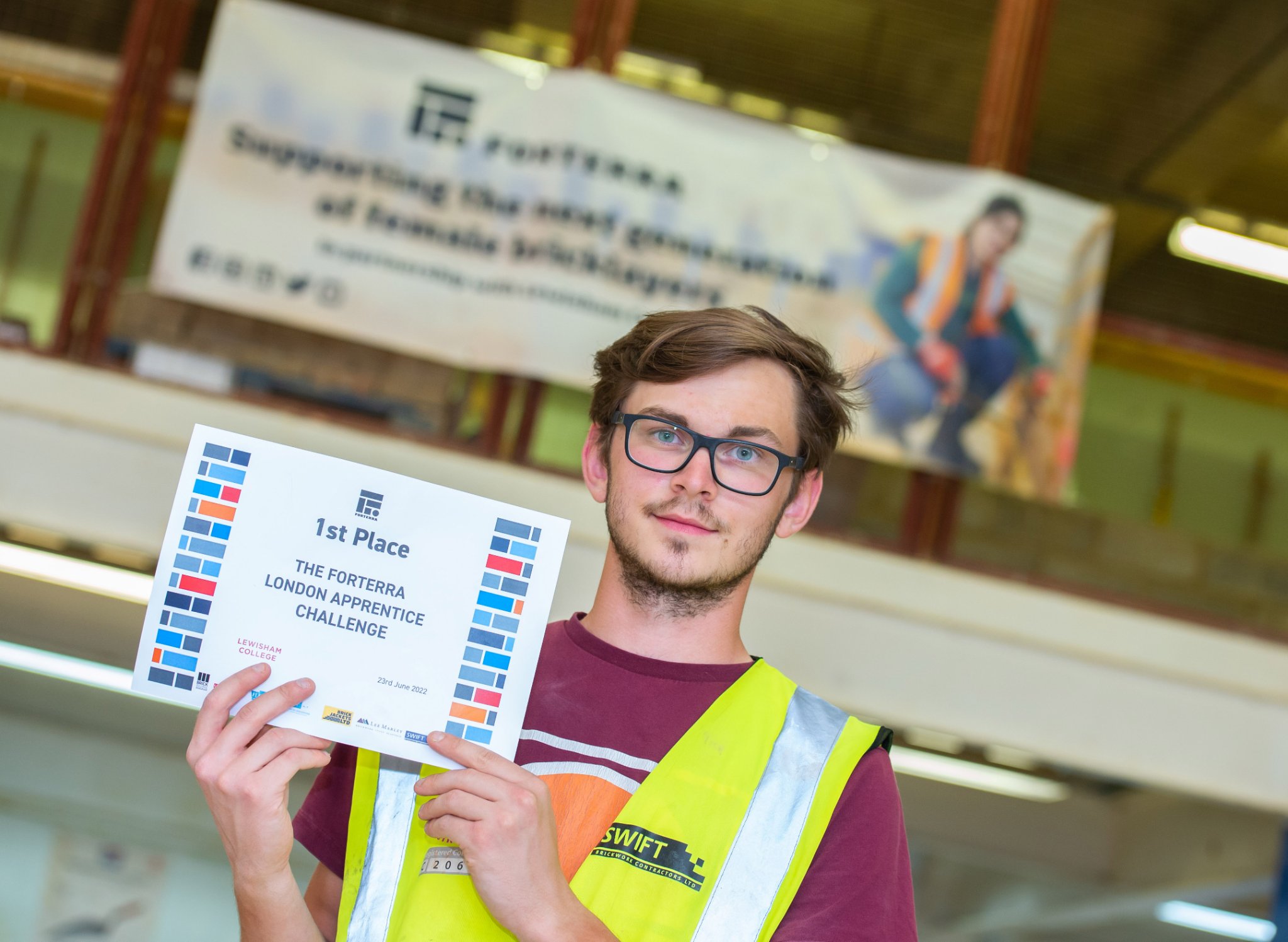 Lewisham College hosts London Apprentice Challenge in Bricklaying